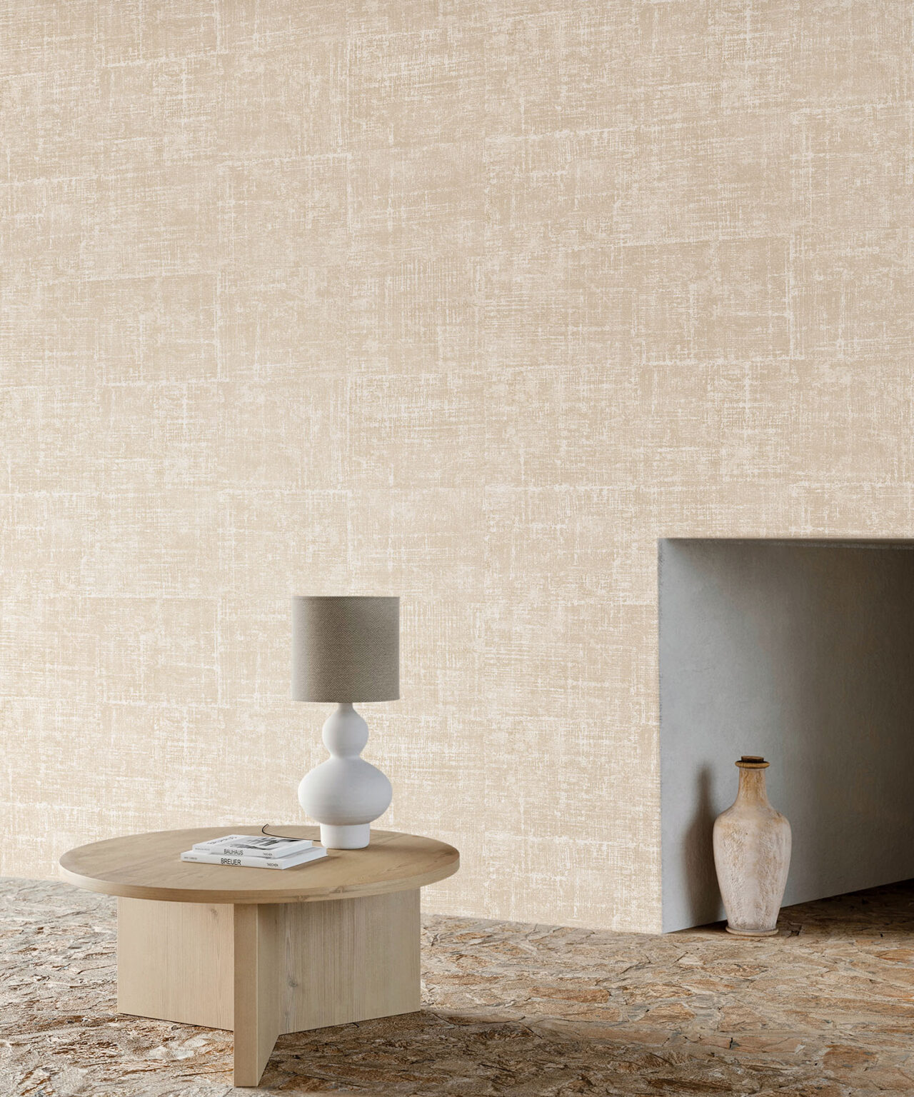 Dune – Raw Stucco Wallpaper | Textured Elegance for Modern Walls